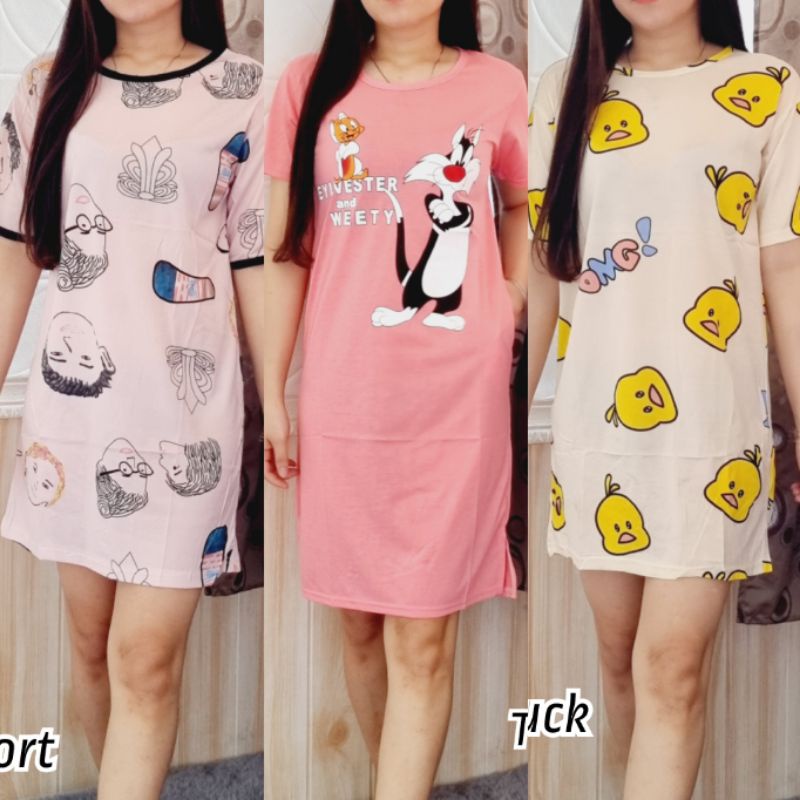Jual Baju Tidur DASTER Import Dewasa Banyak Motif / Baju Tidur Import ...