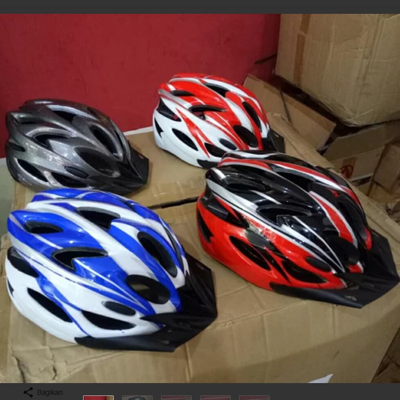 Jual Helm Sepeda Mtb Lipat Gunung Balap Road Bike RB with lamp | Shopee ...