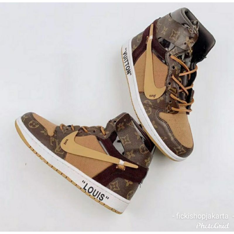 Jual SEPATU LV x NIKE AIR JORDAN 1 RETRO HIGH OG | Shopee Indonesia