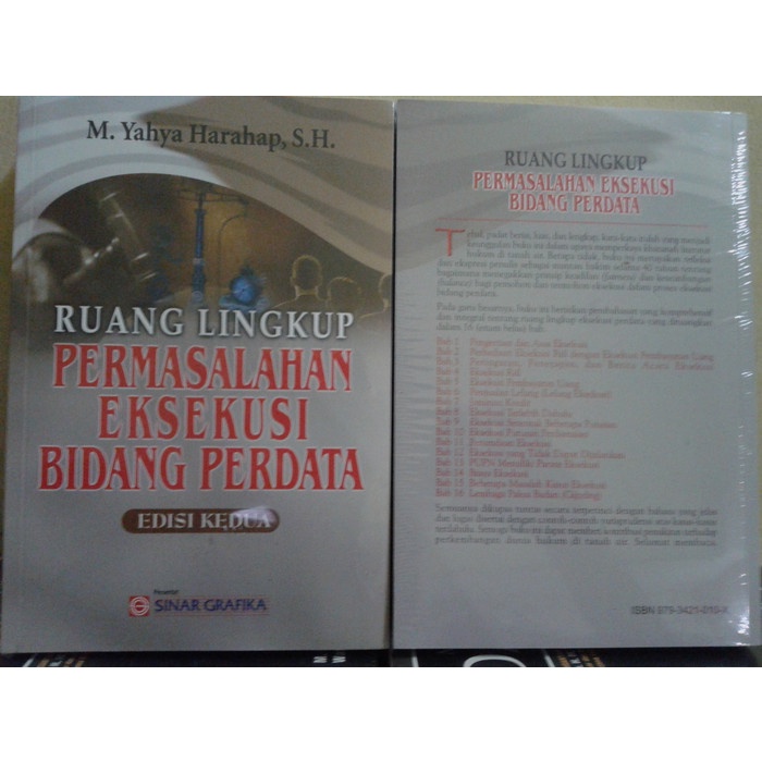Jual Buku Ruang Lingkup Permasalahan Eksekusi Bidang Perdata | Shopee Indonesia