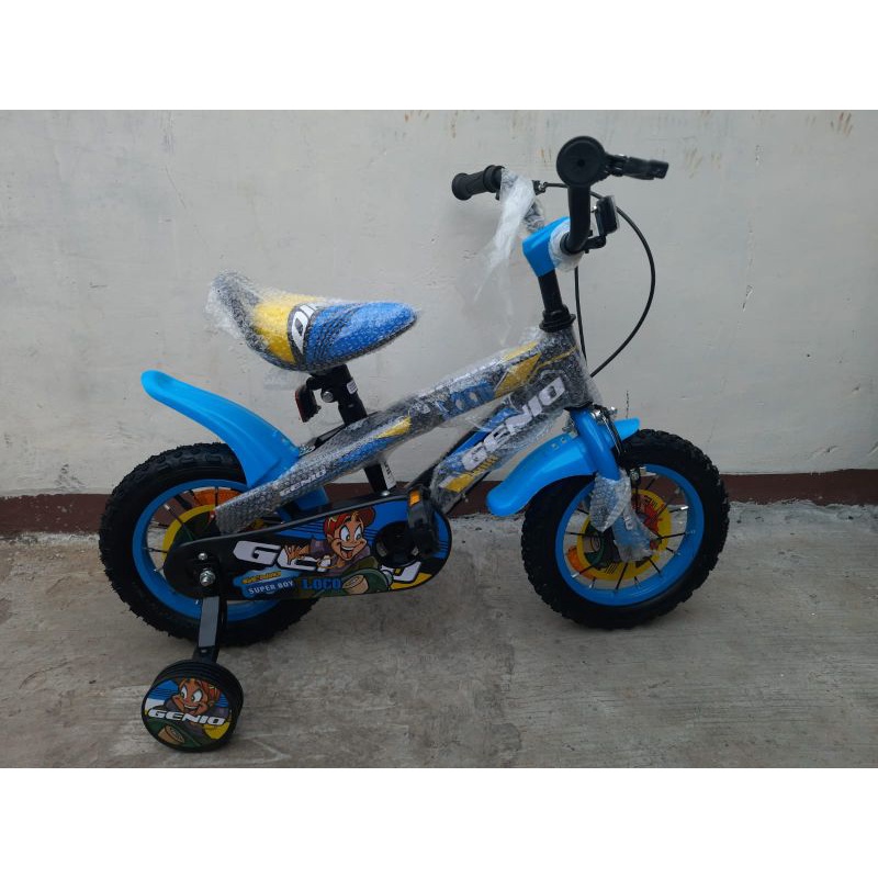 Jual Genio loco sepeda bmx anak cowok roda empat ring 12 16 dan 18 SNI ...