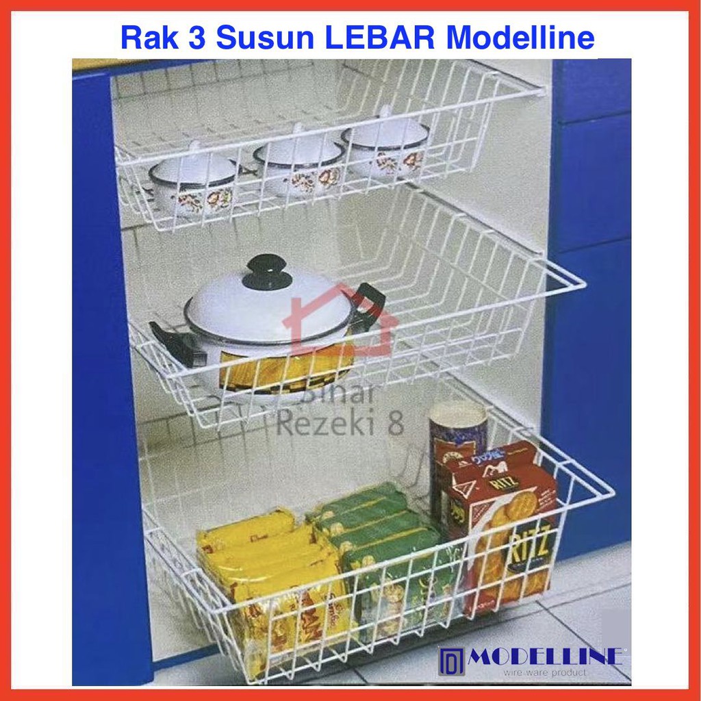 Jual Rak Sayur Modelline B60 / Lemari Dapur Basket Keranjang Panci ...
