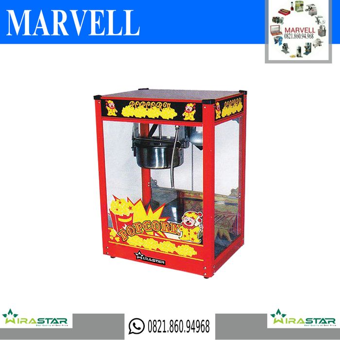 Jual maker-popcorn- mesin pembuat popcorn pop-po1 wirastar alat popcorn ...