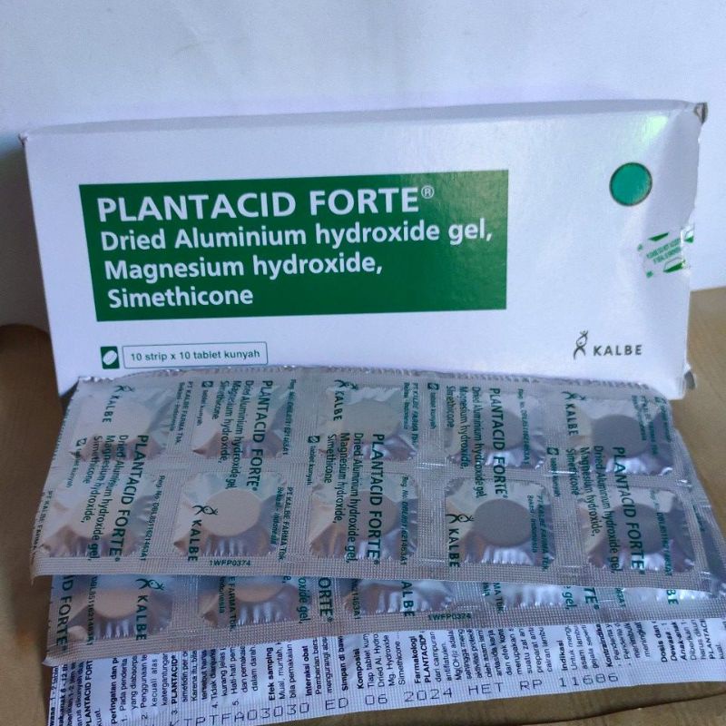 Jual PLANTACID FORTE tablet " Harga paket hemat per( 5 ) lembar/strip ...
