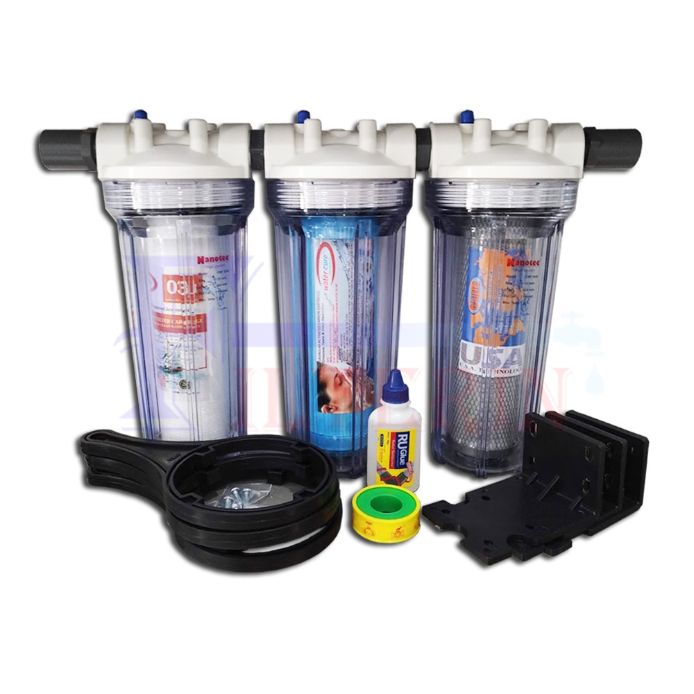 Jual Paket Triple Filter / Filter Air Siap Pakai (Carbon) | Shopee ...