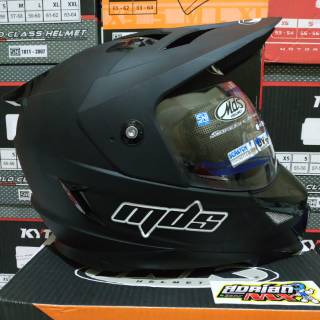Jual HELM MDS SUPER PRO BLACK DOFF DOUBLE VISOR HELM TOURING MDS ...