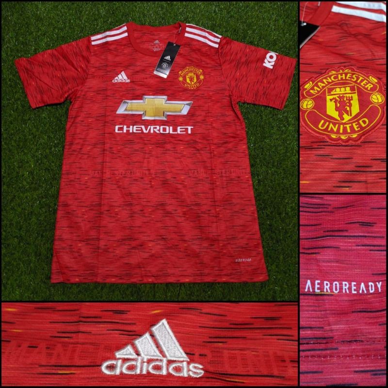 Jual JERSEY BOLA MU HOME 2020/2021 GRADE ORI | Shopee Indonesia
