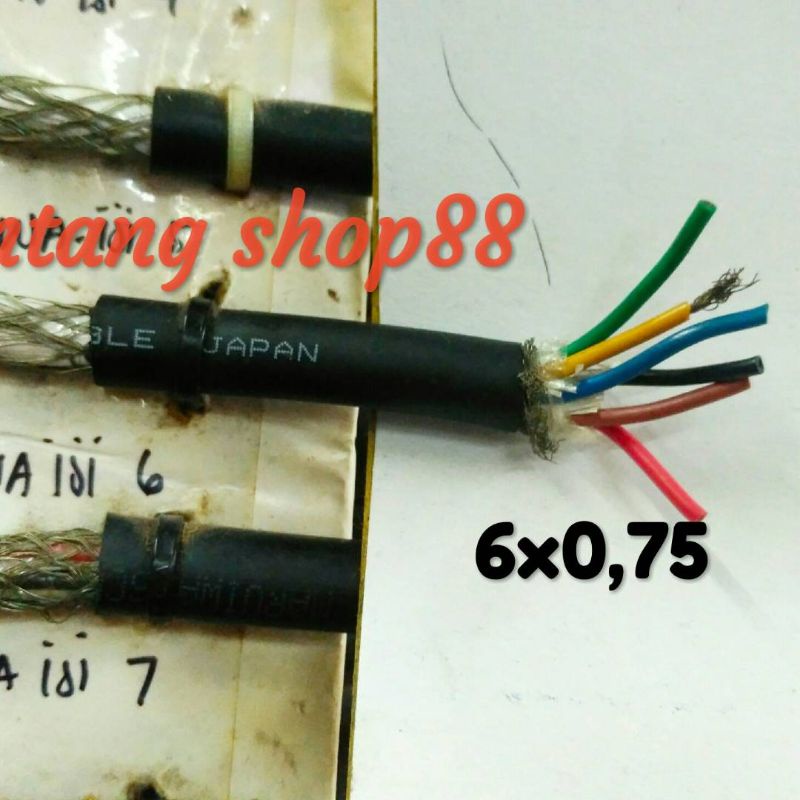 Jual Kabel Screen isi 6 x 0,75mm Serabut per roll @100 meter | Shopee ...