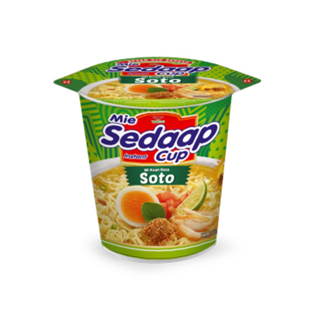 Jual NOODLES/MIE INSTANT SEDAP KUAH RASA SOTO CUP SATUAN | Shopee Indonesia