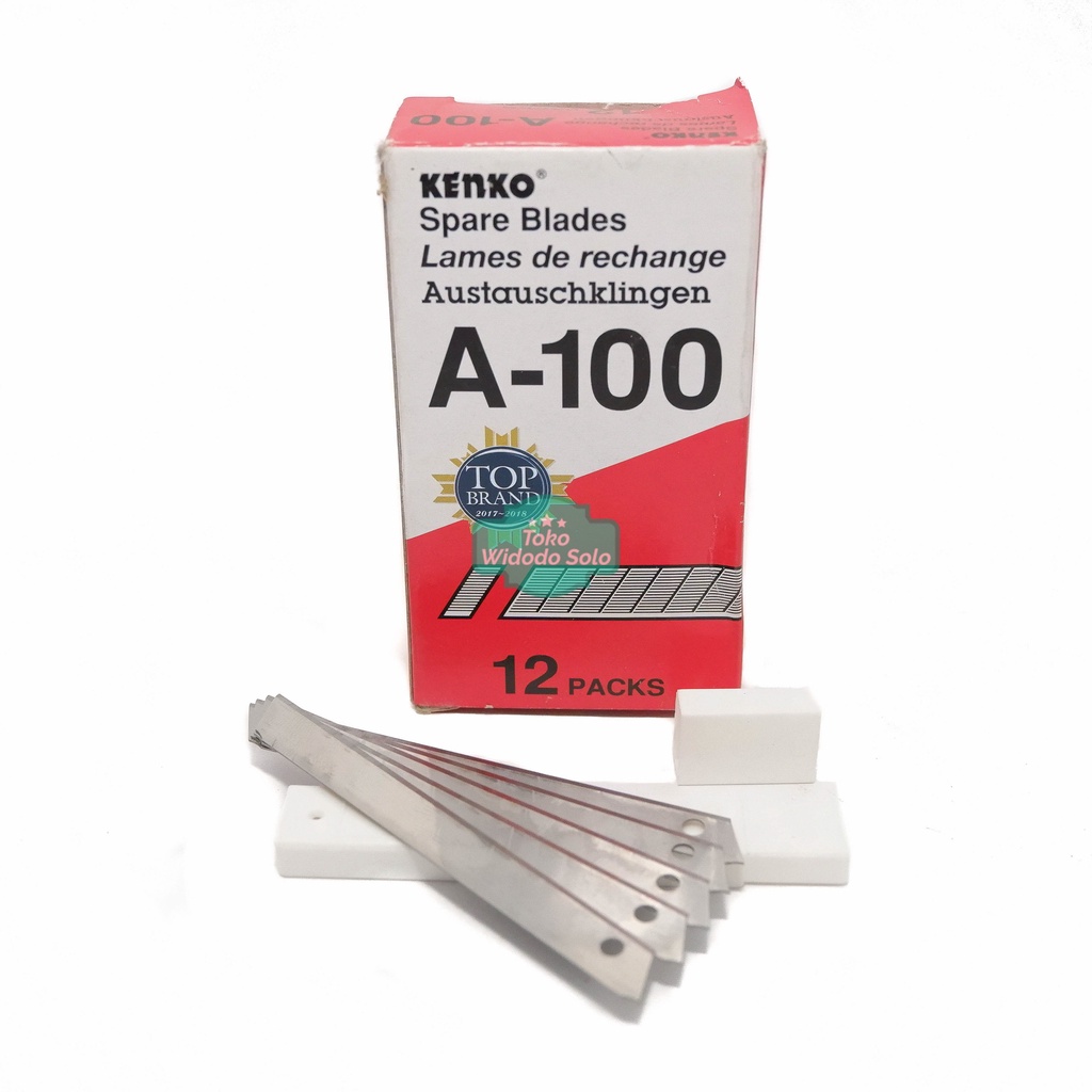 Jual Isi Cutter Kenko A100 Kecil Spare Blades - 1 Box Isi 60 Buah ...