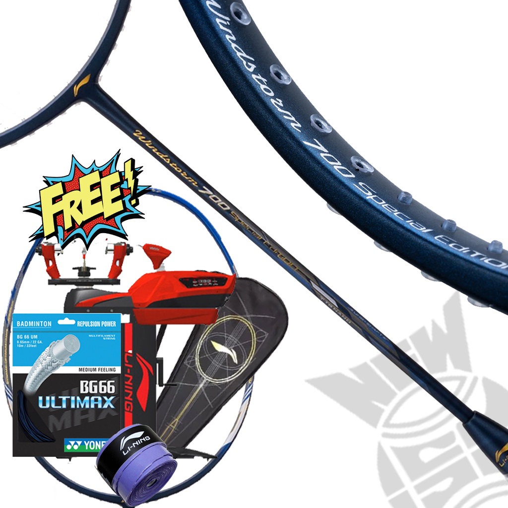 Jual Raket Badminton Lining Windstorm 700 Special Edition | Shopee ...
