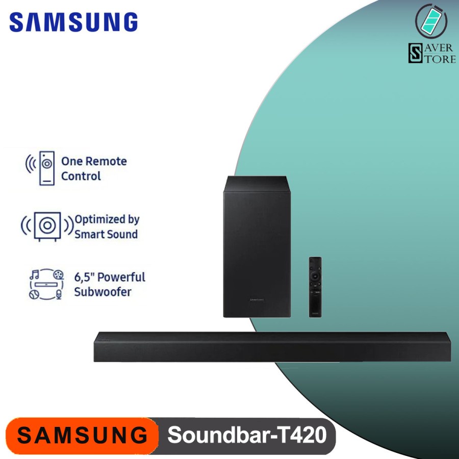 Jual Samsung soundbar HW-T420 2.1ch Surround Bluetooth Dolby Audio HWT ...