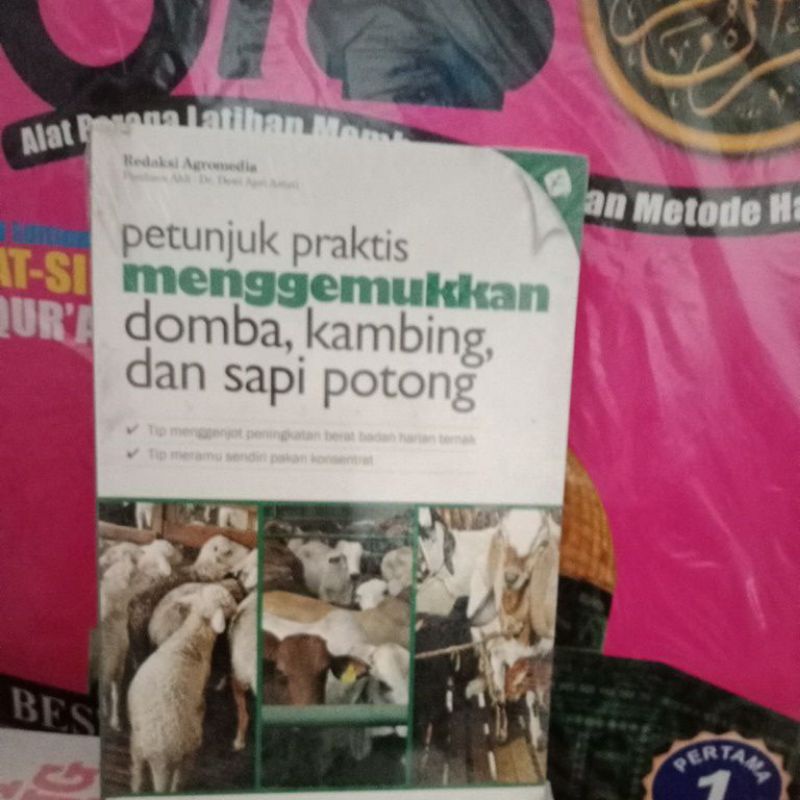 Jual PETUNJUK PRAKTIS MENGGEMUKKAN DOMBA KAMBING DAN SAPI POTONG ...
