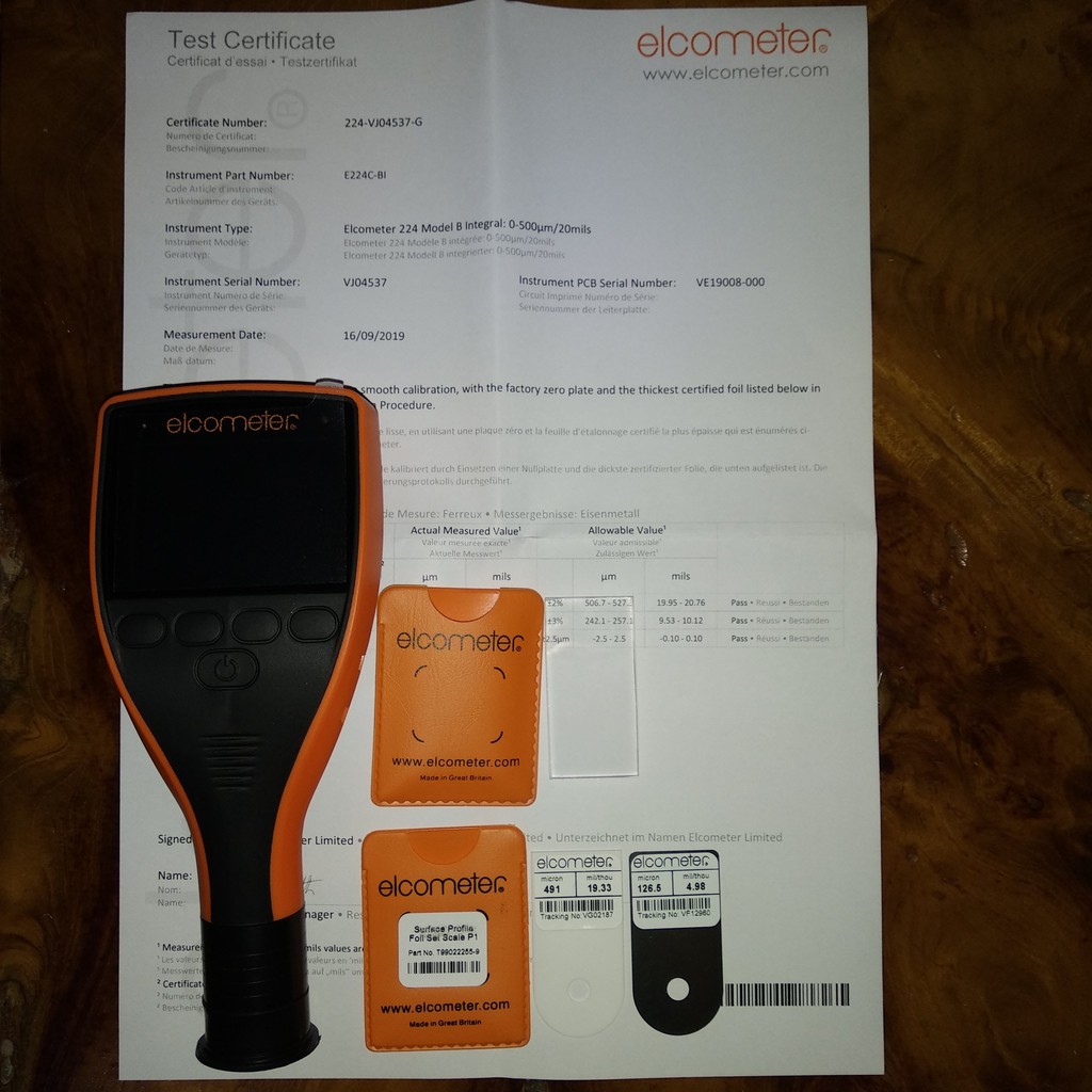 Jual Elcometer 224 Model B Digital Surface Profile Gauge (E224C-BI ...