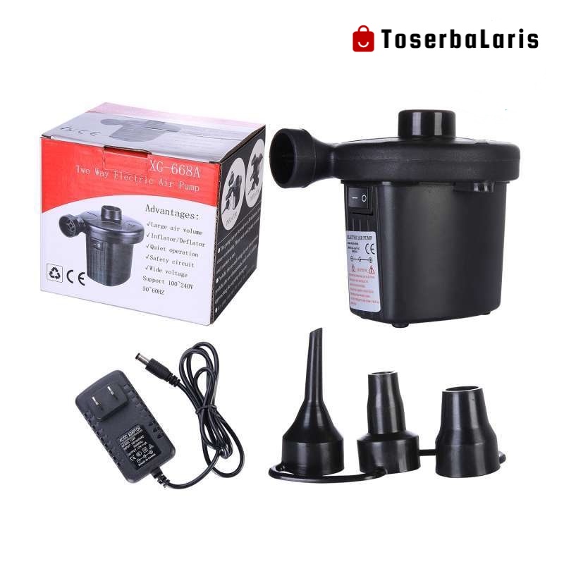 Jual Vacum Pompa angin udara elektrik tiup vakum electric air pump vacuum and blow TOTO Pompa 2 ...
