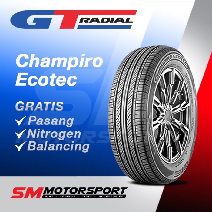 Jual Ban Mobil GT Radial Ecotec 185 60 r15 15 | Shopee Indonesia