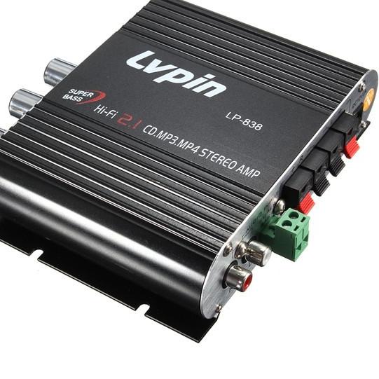 Jual Recomended.. Ampli Mini HiFi Stereo Power Amplifier Treble Bass ...