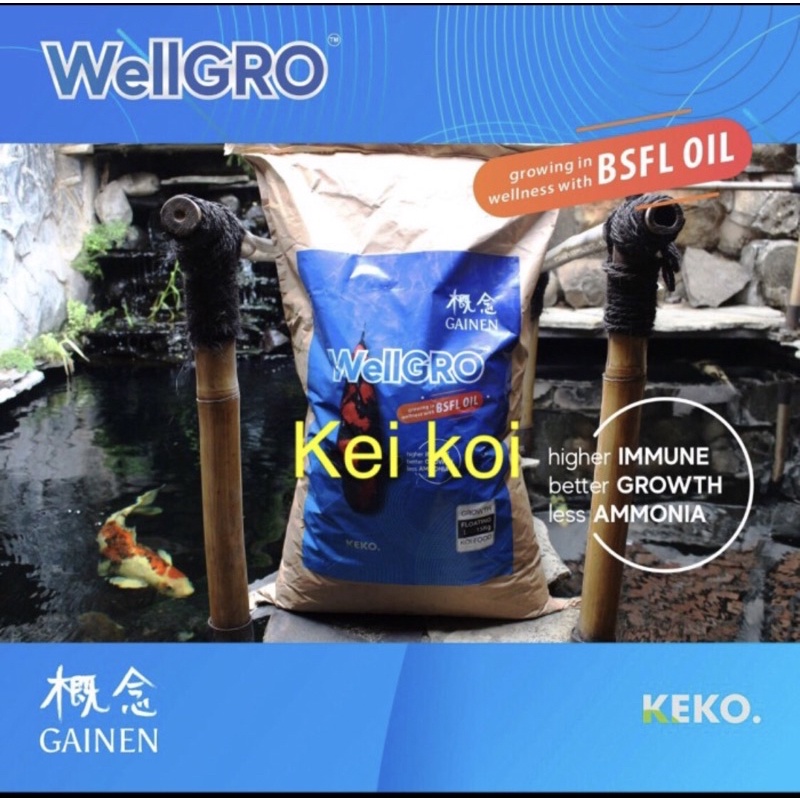 Jual WELLGRO WELL GRO / WELLRED WELL RED 15 KG FLOATING PAKAN / MAKANAN ...