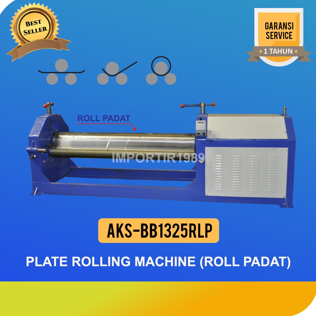 Jual Mesin Roll Padat Plat Besi / Rolling Machine 13 x 2500 mm ...