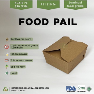 Jual Rice pack / Bungkus nasi kekinian / Pembungkus mie coklat kraft PE ...