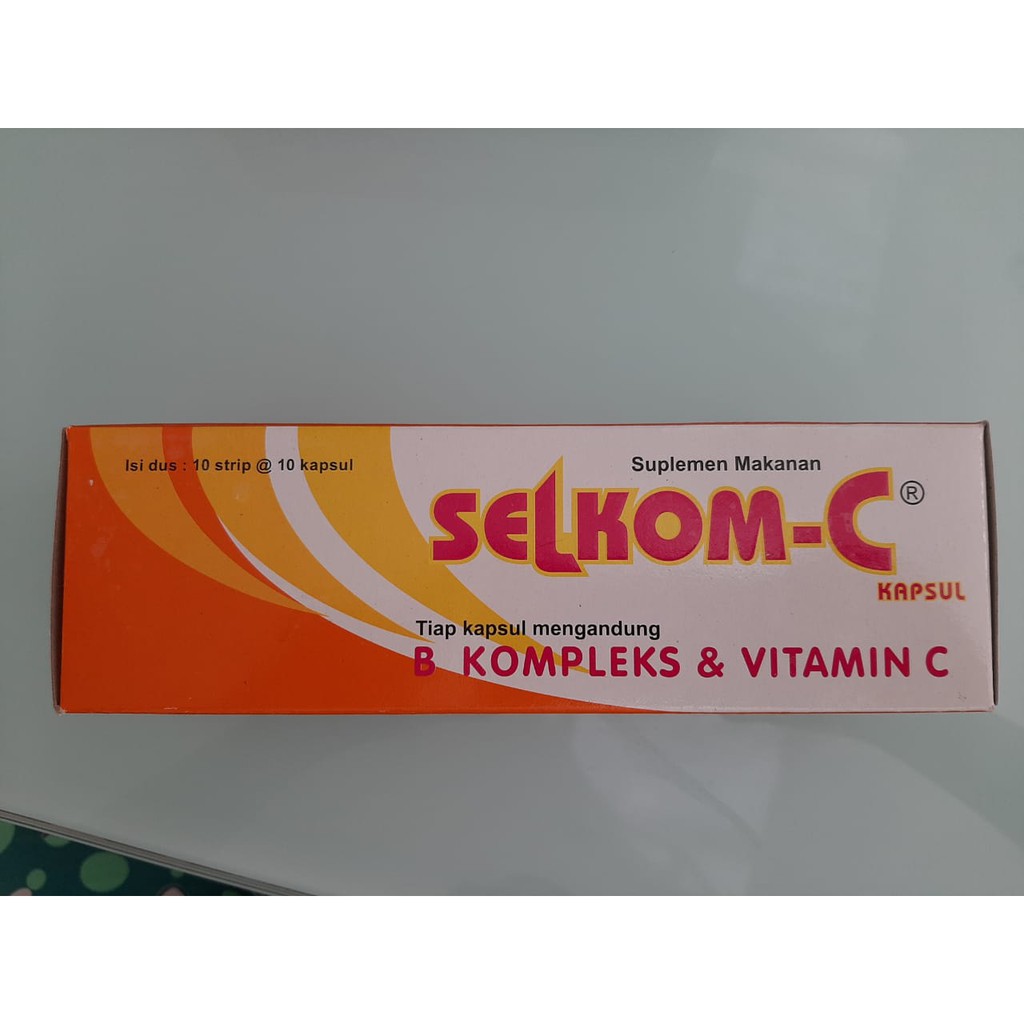 Jual SELCOM-C Multivitamin + Vitamin C (Per Box - 10 Strip) | Shopee ...