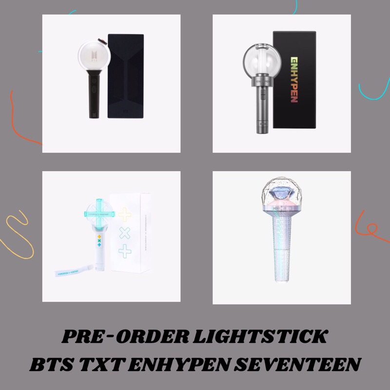 Jual EARLY PO LIGHTSTICK BTS,TXT,ENHYPEN,TREASURE,SEVENTEEN SVT ...