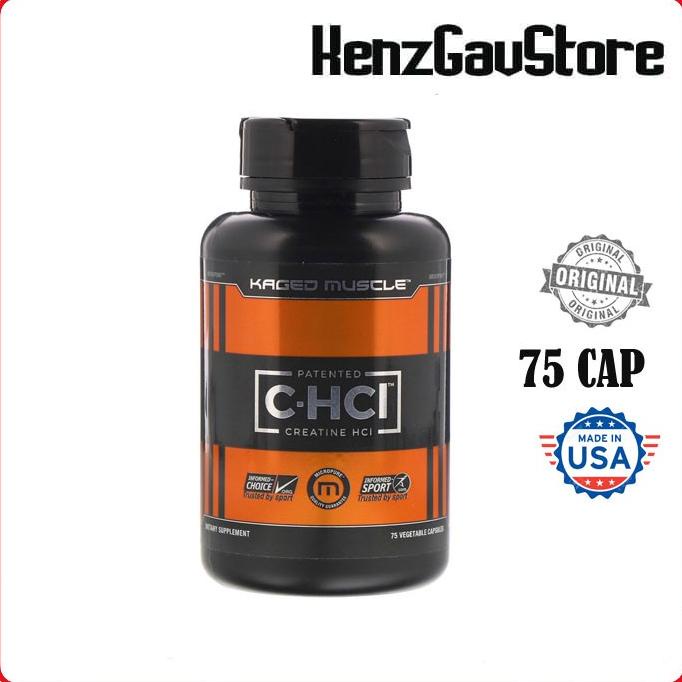 Jual Creatine HCI Kaged Muscle Patented C-HCI 75 Vegetarian Capsules ...