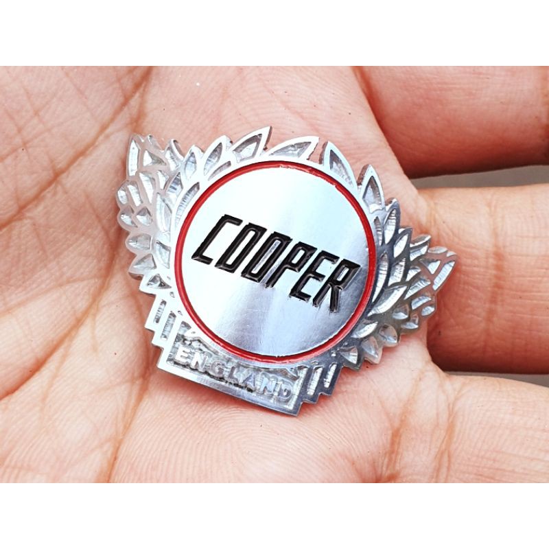Jual Head tube Badge / Head badge COOPER ENGLAND - Emblem Sepeda COOPER ...