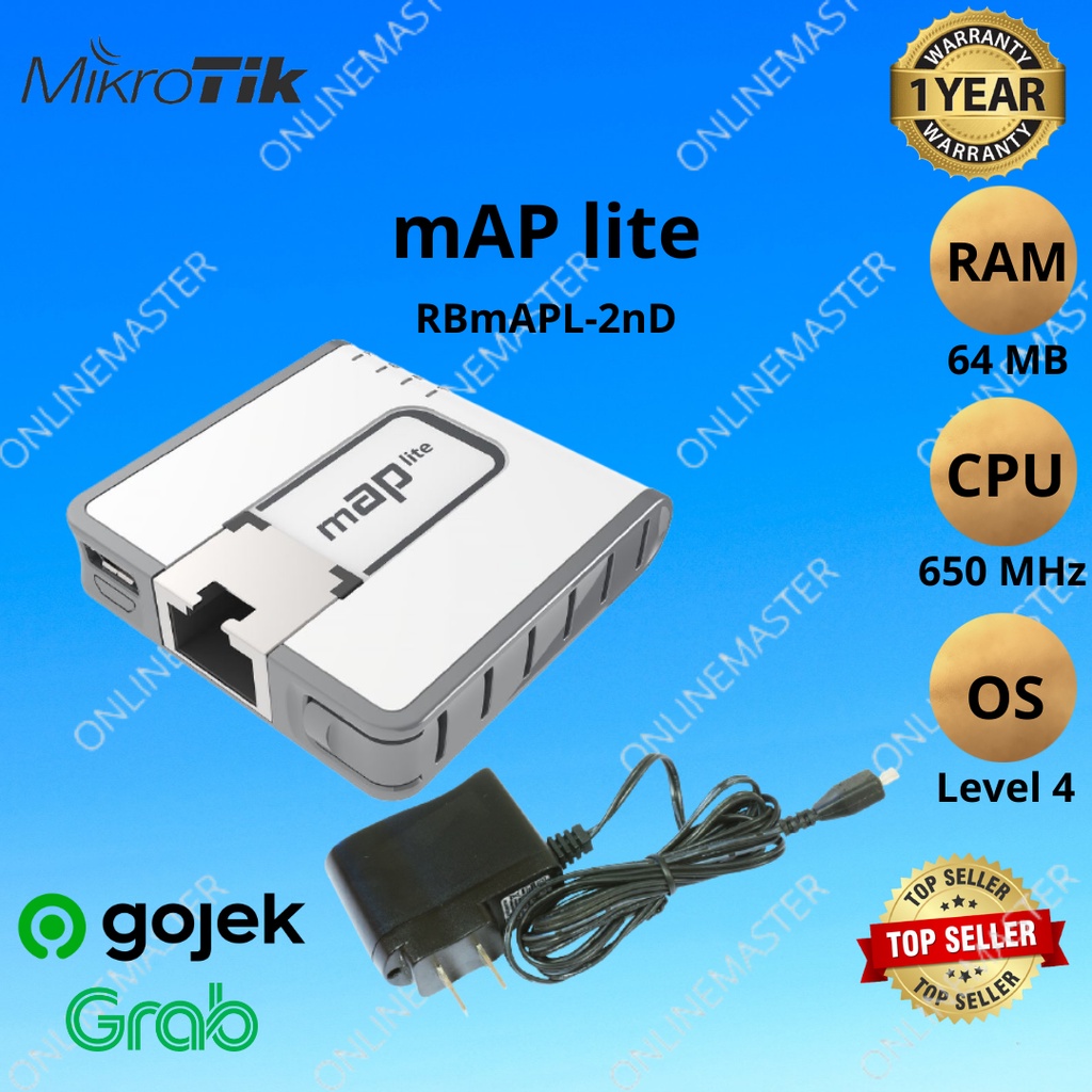 Jual Mikrotik Wireless Indoor RBmAPL-2nD (mAP-Lite) | Shopee Indonesia