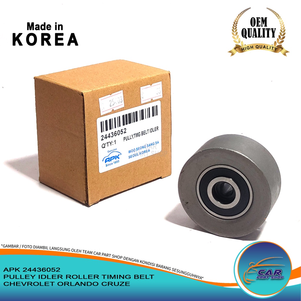Jual PULLEY IDLER ROLLER TIMING BELT CHEVROLET ORLANDO CRUZE OEM1 ...