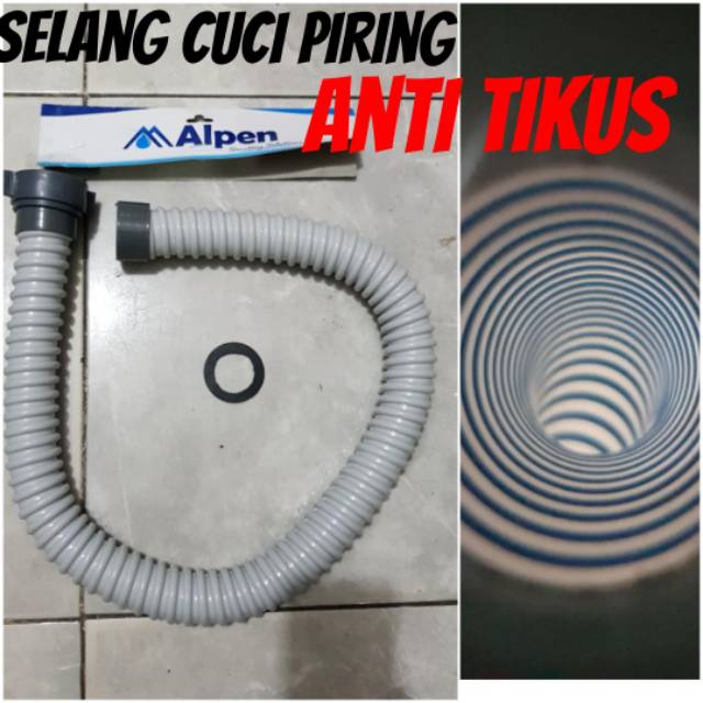 Jual Selang cuci piring tebal 90cm alpen ANTI TIKUS | Shopee Indonesia