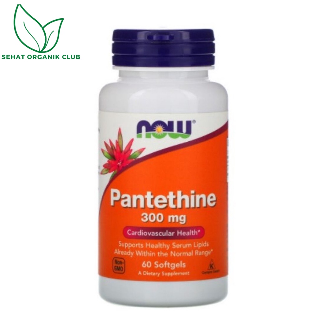Jual Now Foods Pantethine 300 mg 60 Softgel Pantothenic - Kesehatan ...