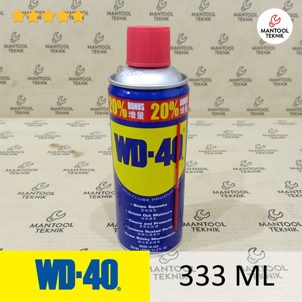 Jual WD40 WD-40 WD 40 333 ML Multipurpose Multi Use Product | Shopee Indonesia
