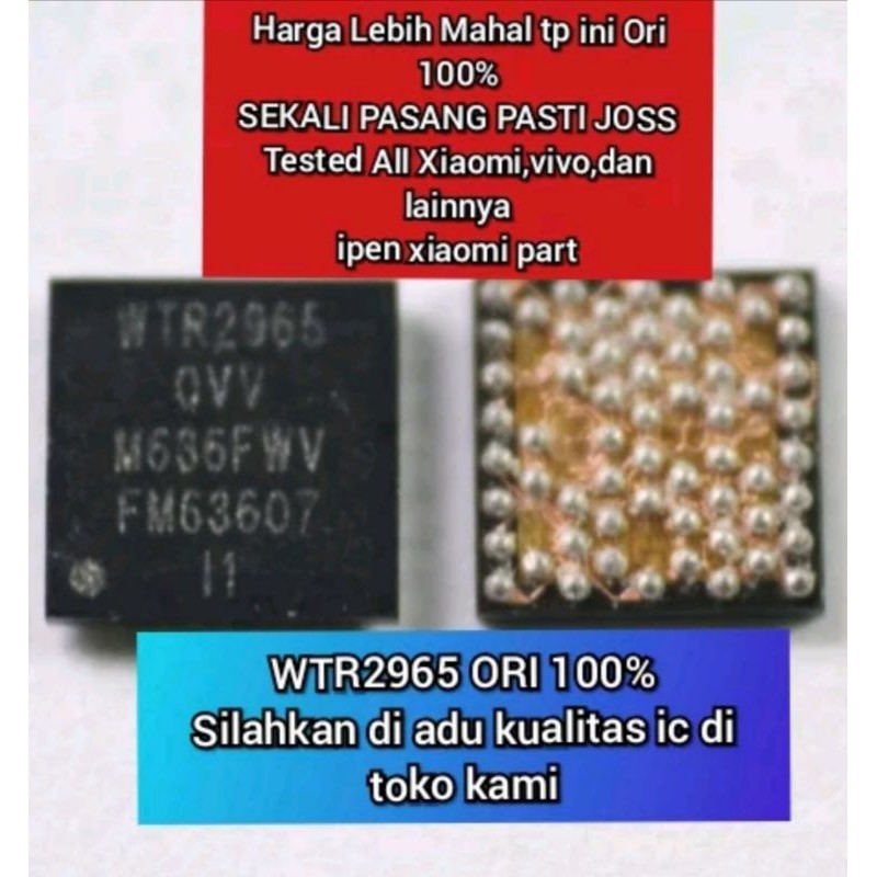 Jual IC RF XIAOMI WTR2965 ORIGINAL | Shopee Indonesia