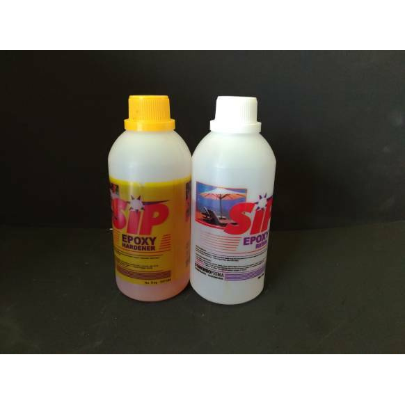 Jual Lem Epoxy Merek SIP Satu Set 1/2 Liter | Shopee Indonesia