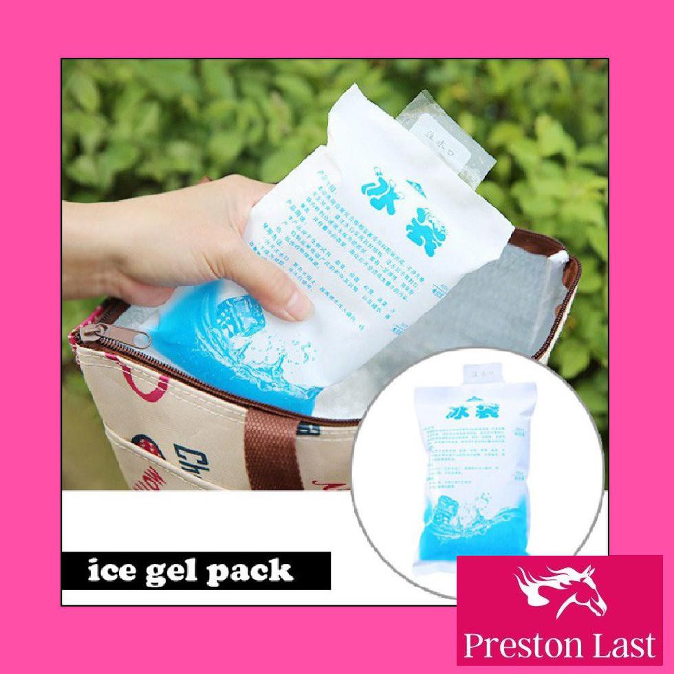 Jual Jelly Ice Gel Pack Blue Es Air Cooler Kantong Mini Big Bag 100 200 ...