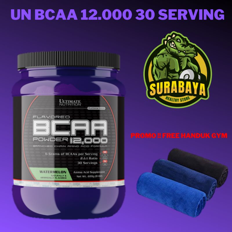 Jual ULTIMATE NUTRITION BCAA 12000 30 SERVING BPOM SUPLEMEN FITNESS GYM ...