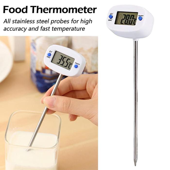 Jual TERMOMETER MASAK MAKANAN SUSU KOPI AIR DIGITAL FOOD THERMOMETER ...