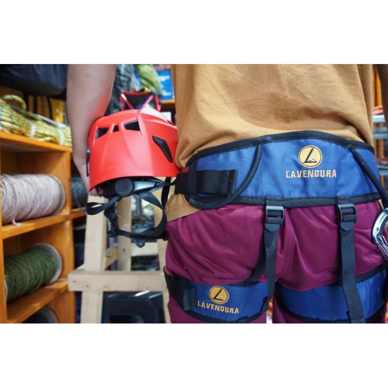 Jual Seat harness halfbody harness lavendura caving rock climbing ...