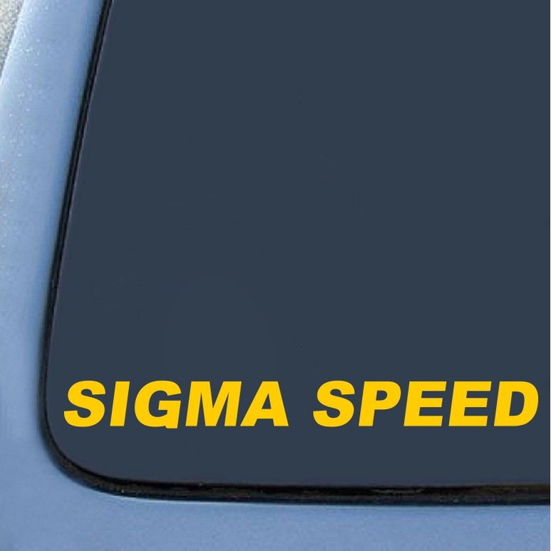 Jual Stiker Mobil Sigma Speed - Car Decal Sticker | Shopee Indonesia