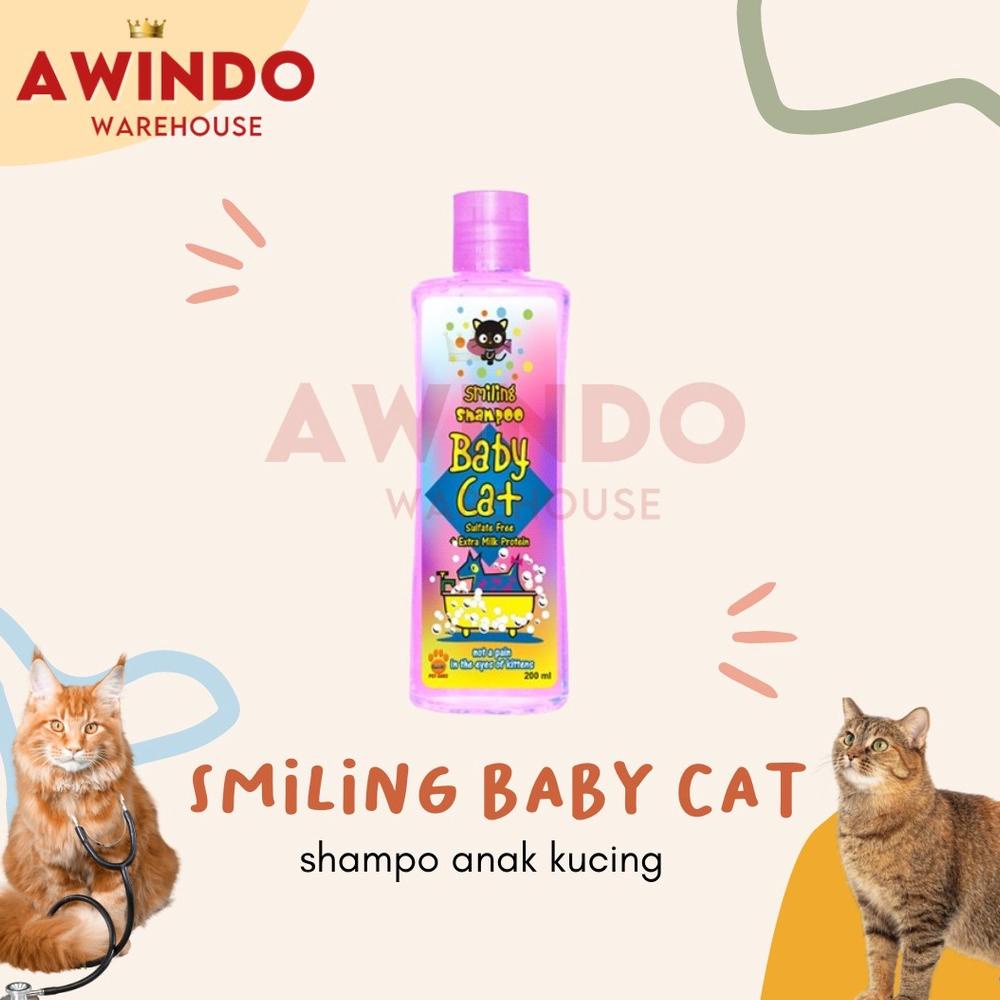 Jual Smiling Shampoo Baby Cat - Shampo Sampo Anak Kucing Cat Kitten ...