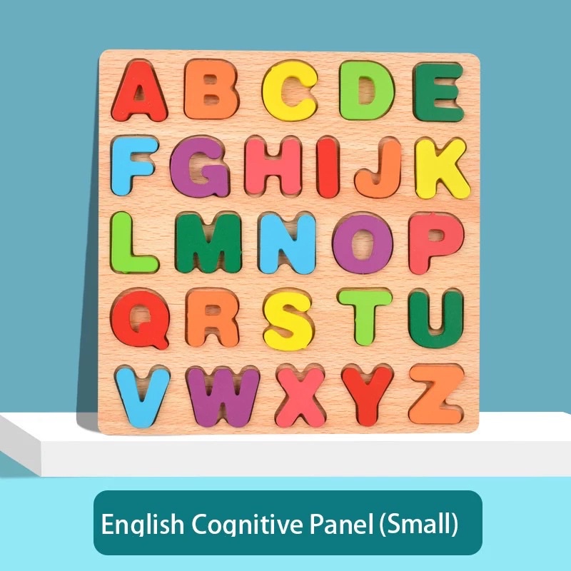 Jual four pillars wooden toys papan edukasi abc dan berhitung numbering ...