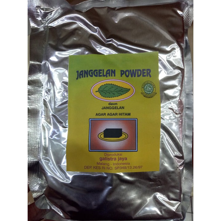 Jual bubuk janggelan powder 500 gram cincau agar hitam | Shopee Indonesia
