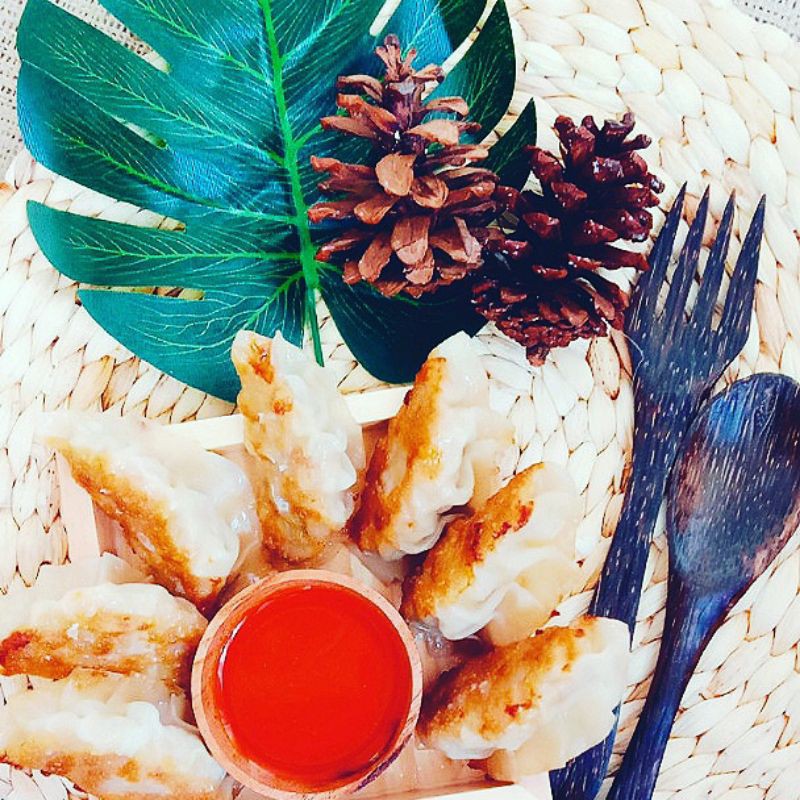 Jual kuotie atau gyoza atau dumpling isi ayam udang isi 15pc | Shopee ...