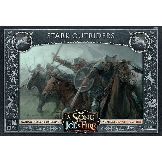 Jual A Song Ice and Fire Tabletop Miniatures Game Stark Outriders Unit ...
