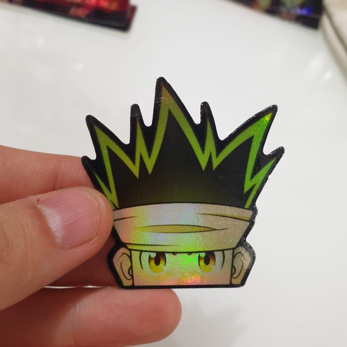 Jual Sticker Hologram Anime - PSH290 - Hunter X Hunter - Gon | Shopee ...