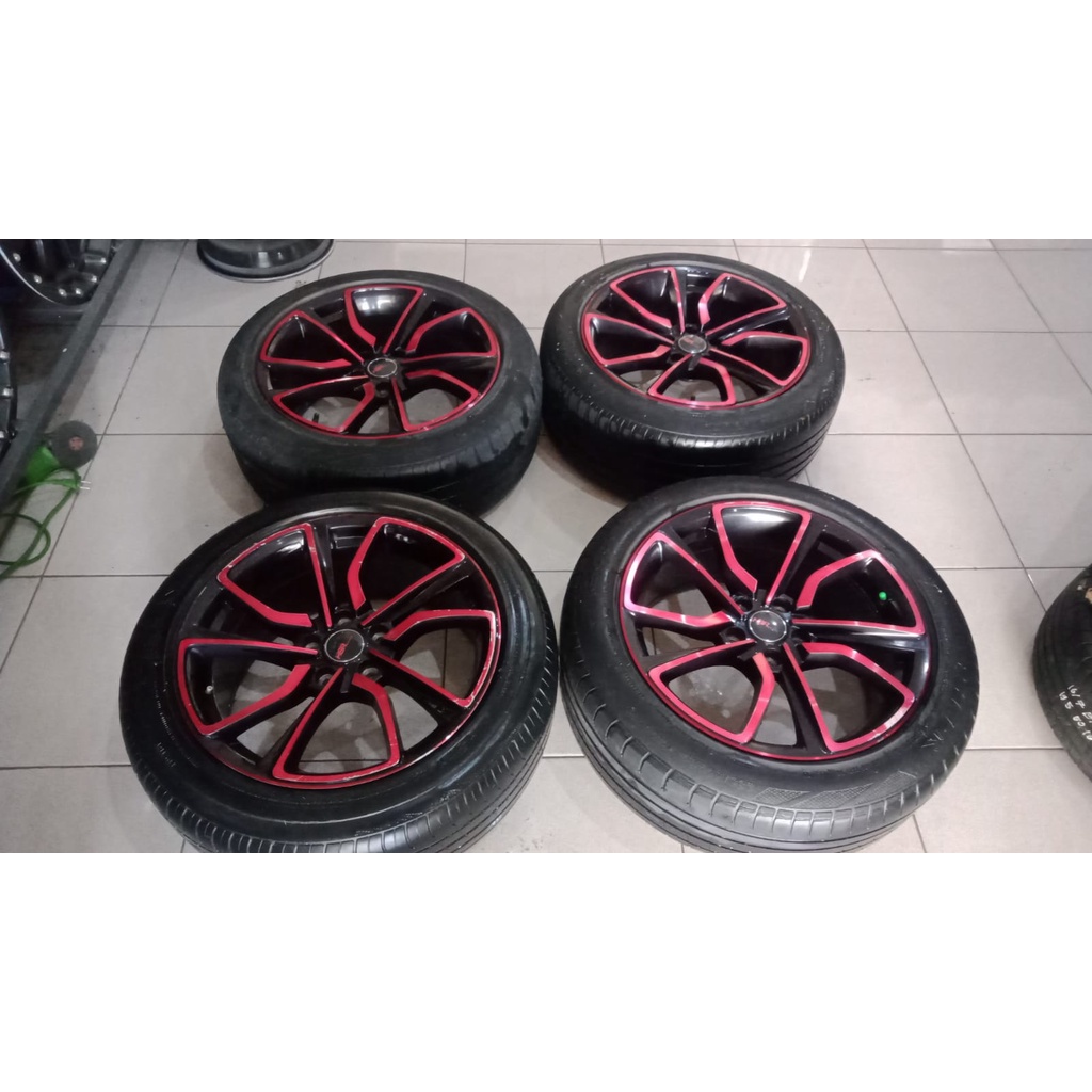 Jual Velg Mobil Bekas HSR MISATO R18 Lebar 8,5 Hole 5X114,3 Velg Aja Untuk Mobil Innova BRV ...