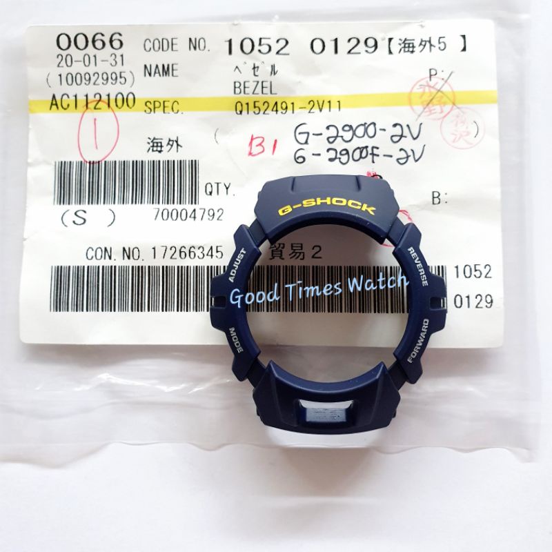 Jual BEZEL G-SHOCK G-2900F-2V G 2900F G 2900 Casio Original | Shopee ...