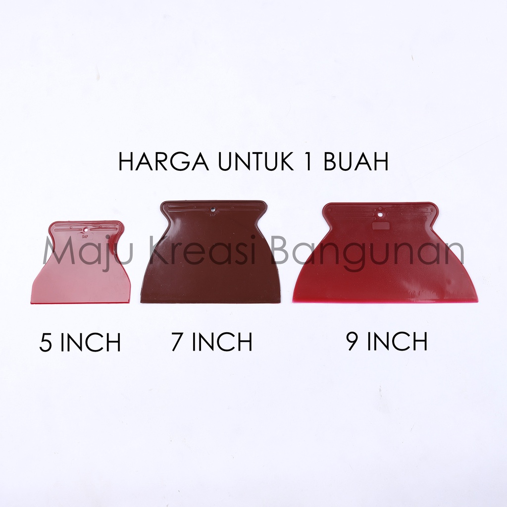 Jual Kape PVC Scraper Skrap Sekrap Plastik 5" 7" 9" Inch Inci Alat ...