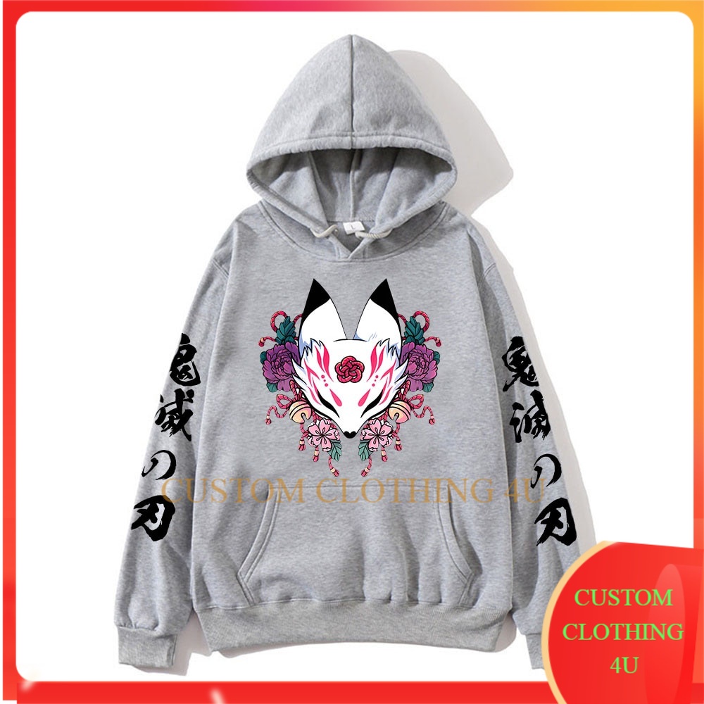 Jual Kitsune Demon Slayer Mask Hoodie / Kitsune Mask Maison Cosplay ...